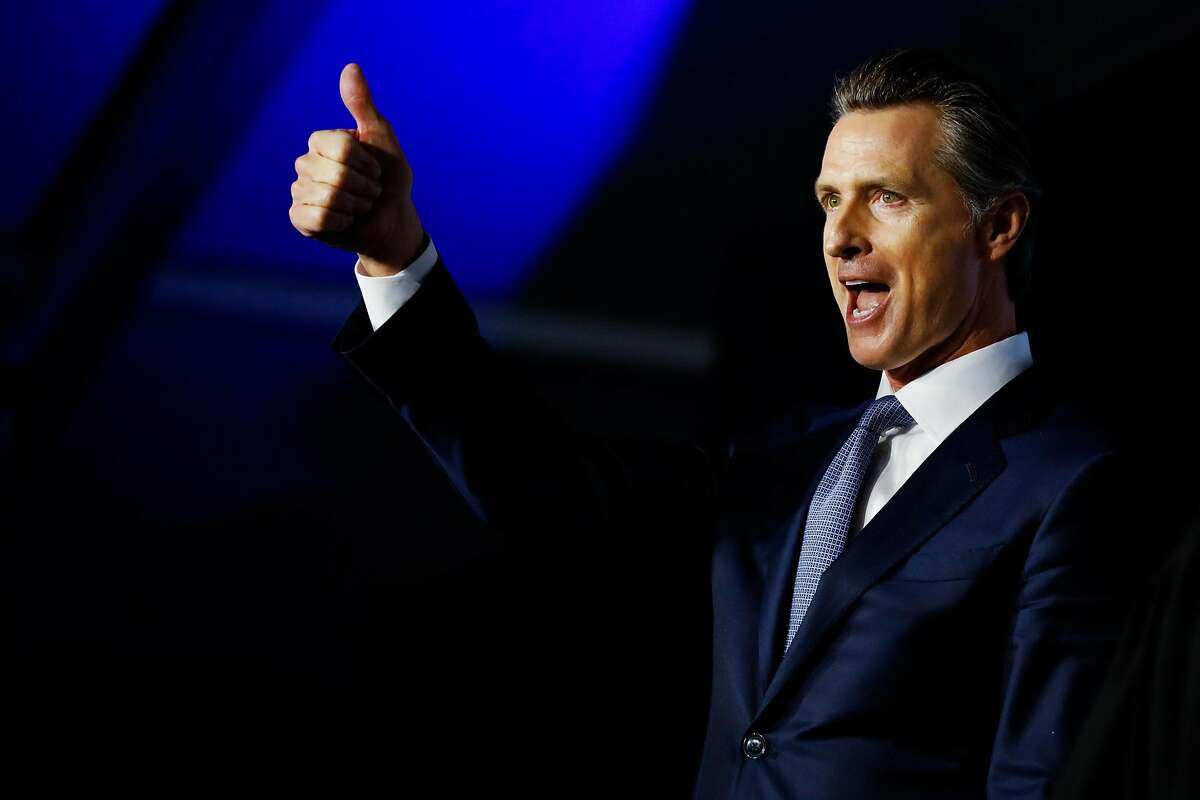 Gov. Gavin Newsom promises a ‘progressive, principled’ California