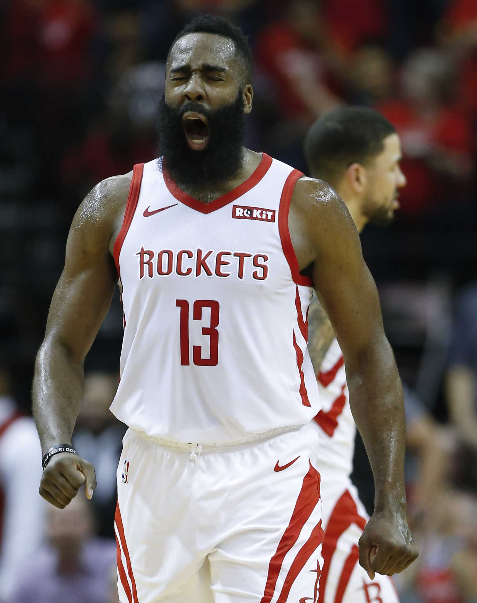 Capela, Rockets' 3-point shooting burn Nuggets' Harden-focused defense