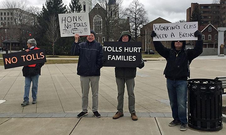 Protester: ‘Tolls are the last thing we need’