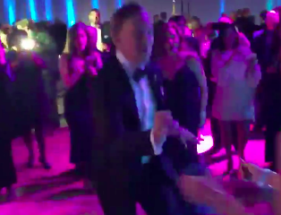 New governor’s wacky dancing caught on camera