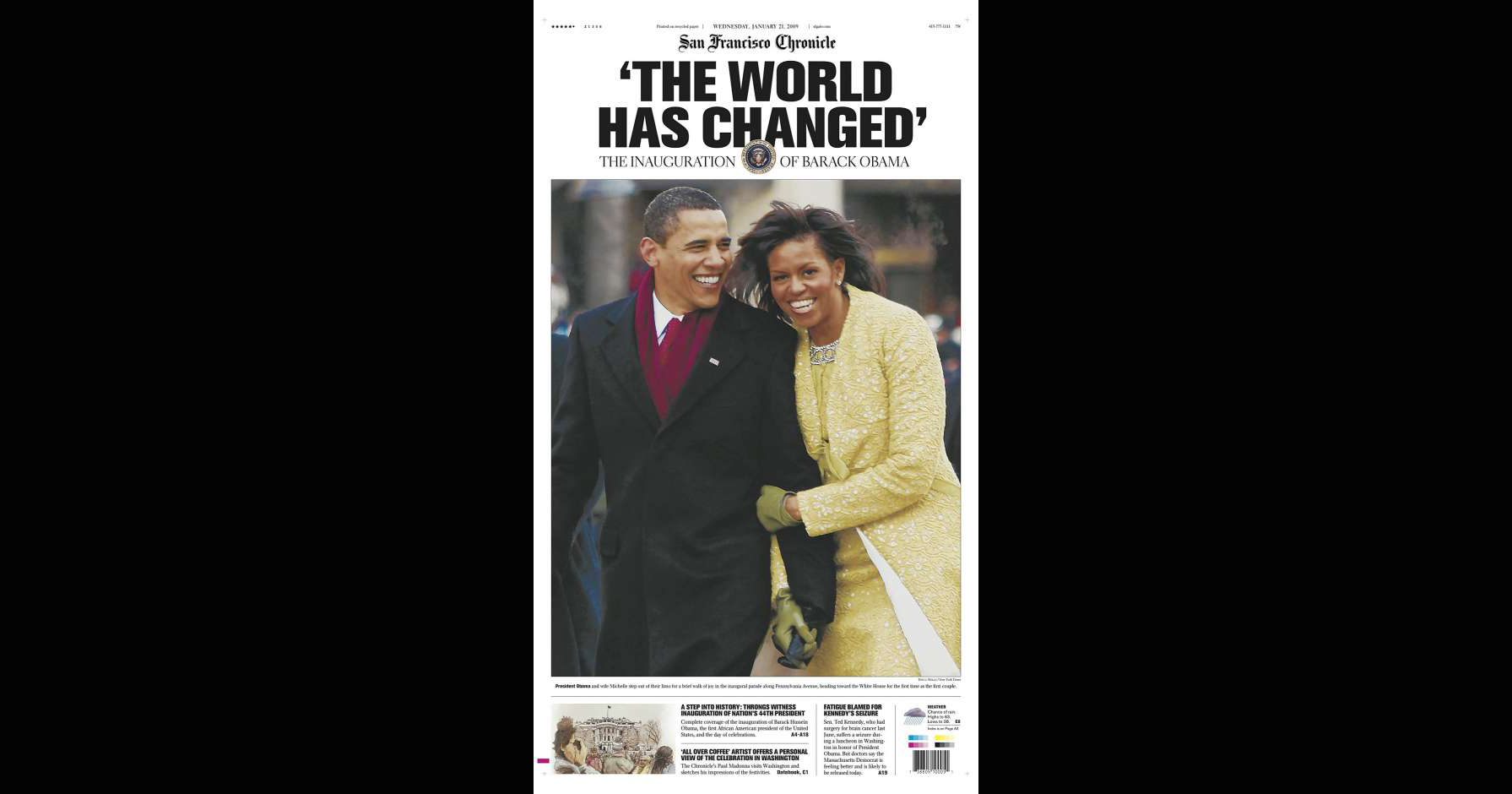 Chronicle Covers: When Barack Obama changed the world