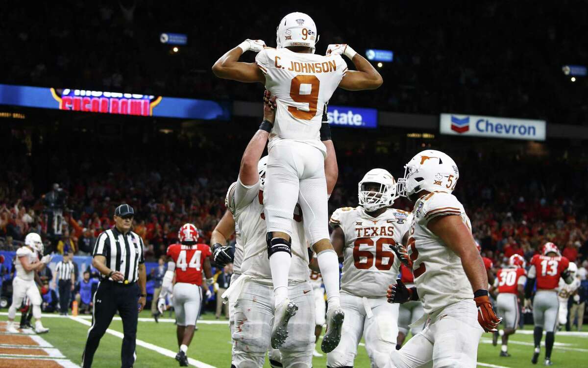 Compelled by title dreams and family, Texas WR Collin Johnson holds off ...