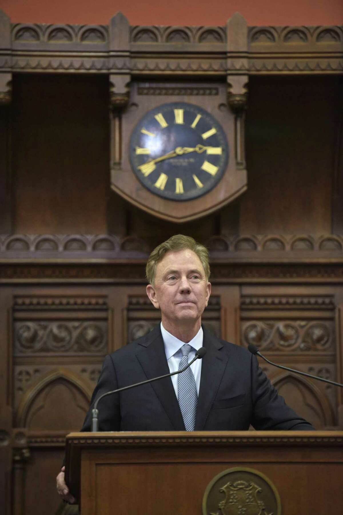 Lamont prepares for new routine in Hartford — and Greenwich