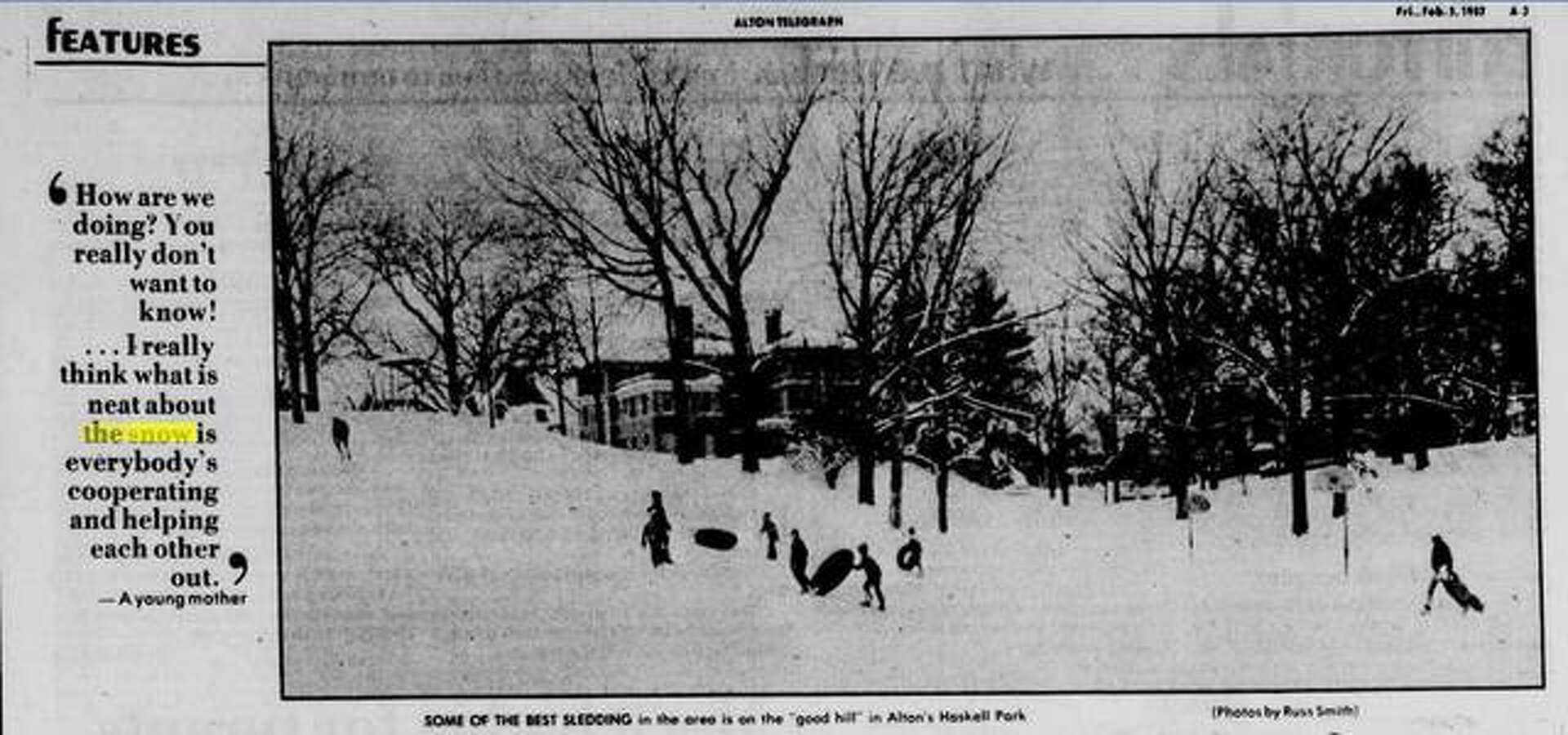 SCRAPBOOK | Remembering the snow(s) of 1982 — 11 photos