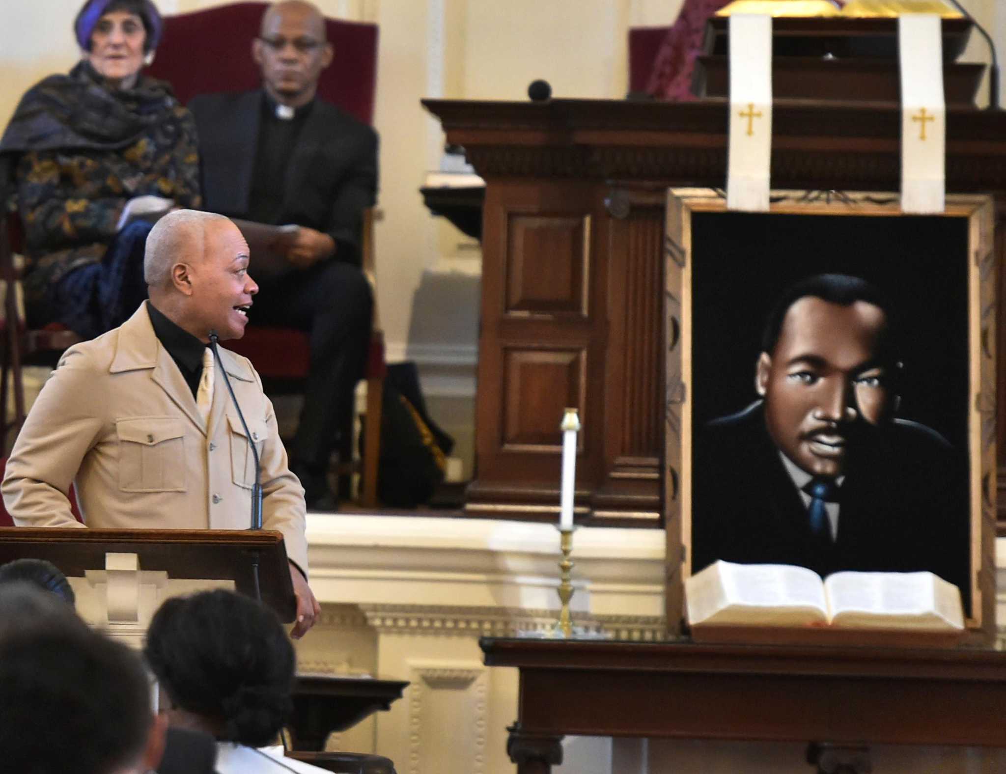Black Coalition’s MLK tribute in New Haven draws parallels to today