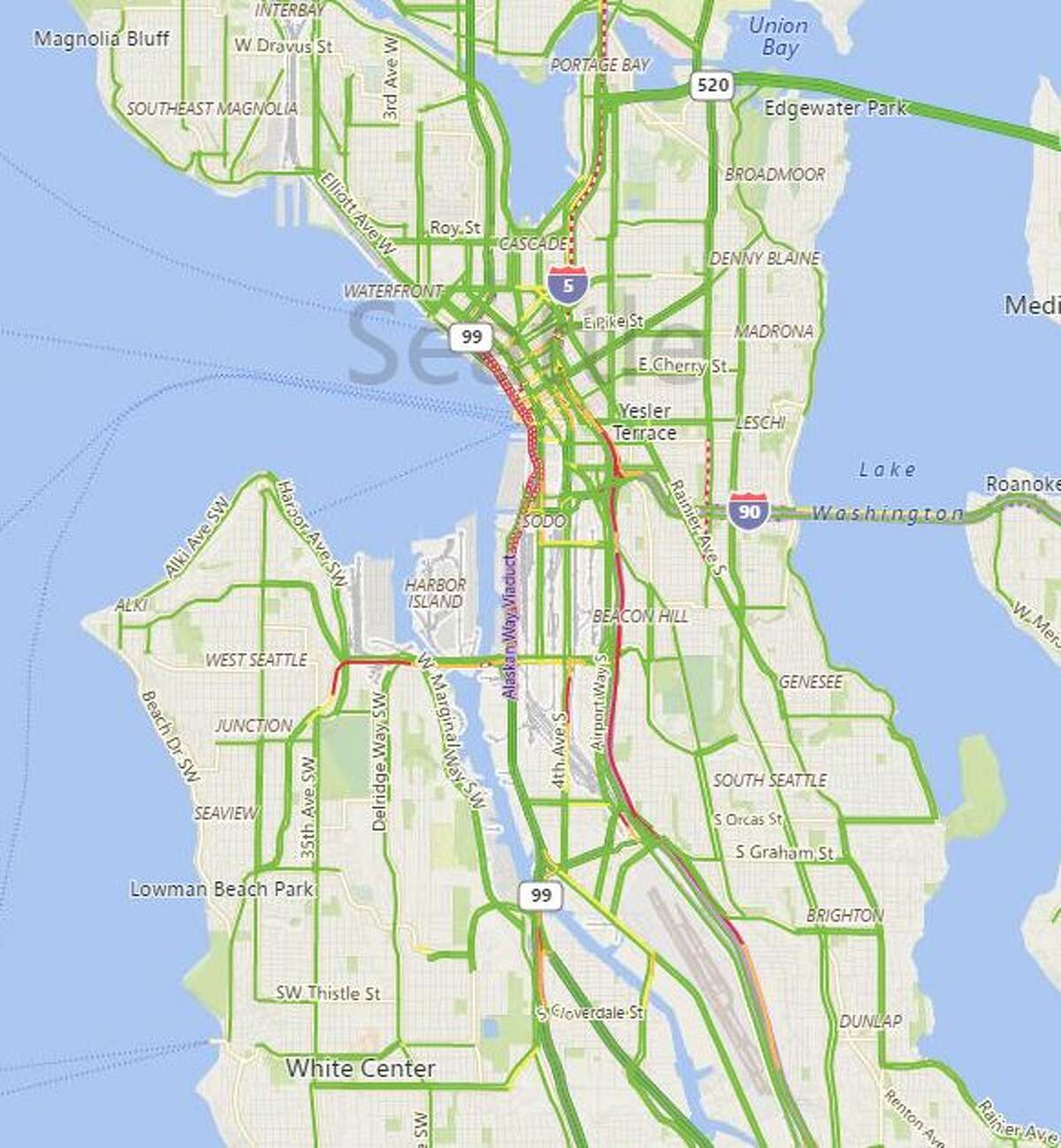 Day 1 of 'viadoom' sees double morning commute time as early as 6:15 a.m.