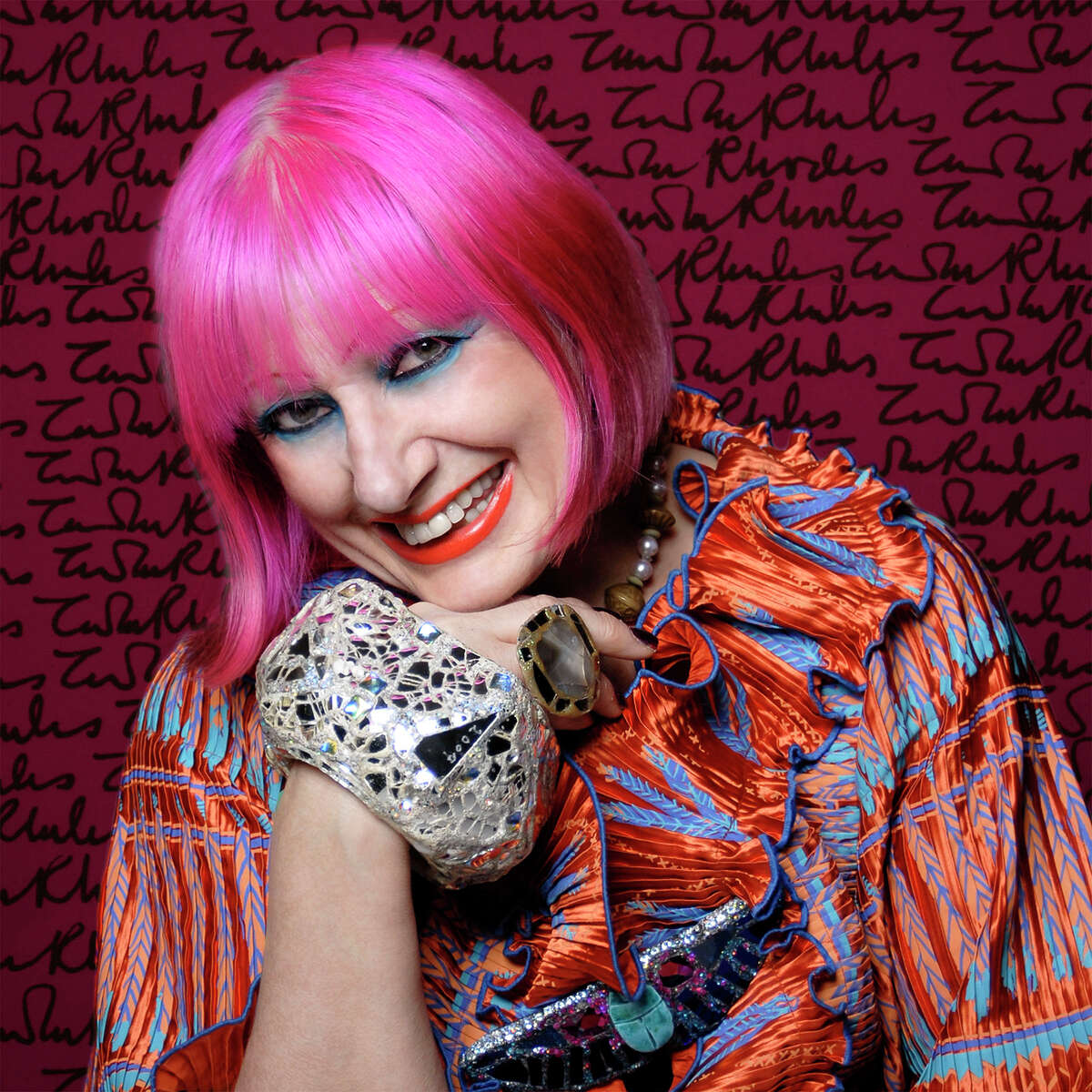 Zandra Rhodes designs for maximum opera eye-pop