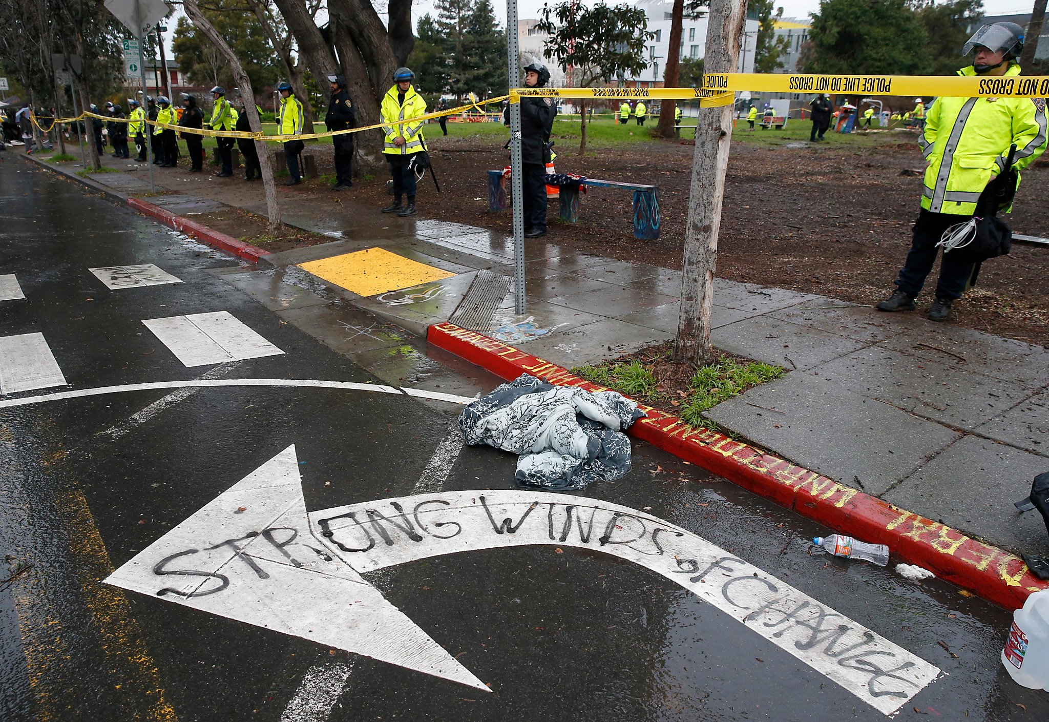 Protesters, police square off over tree removal at People’s Park in ...